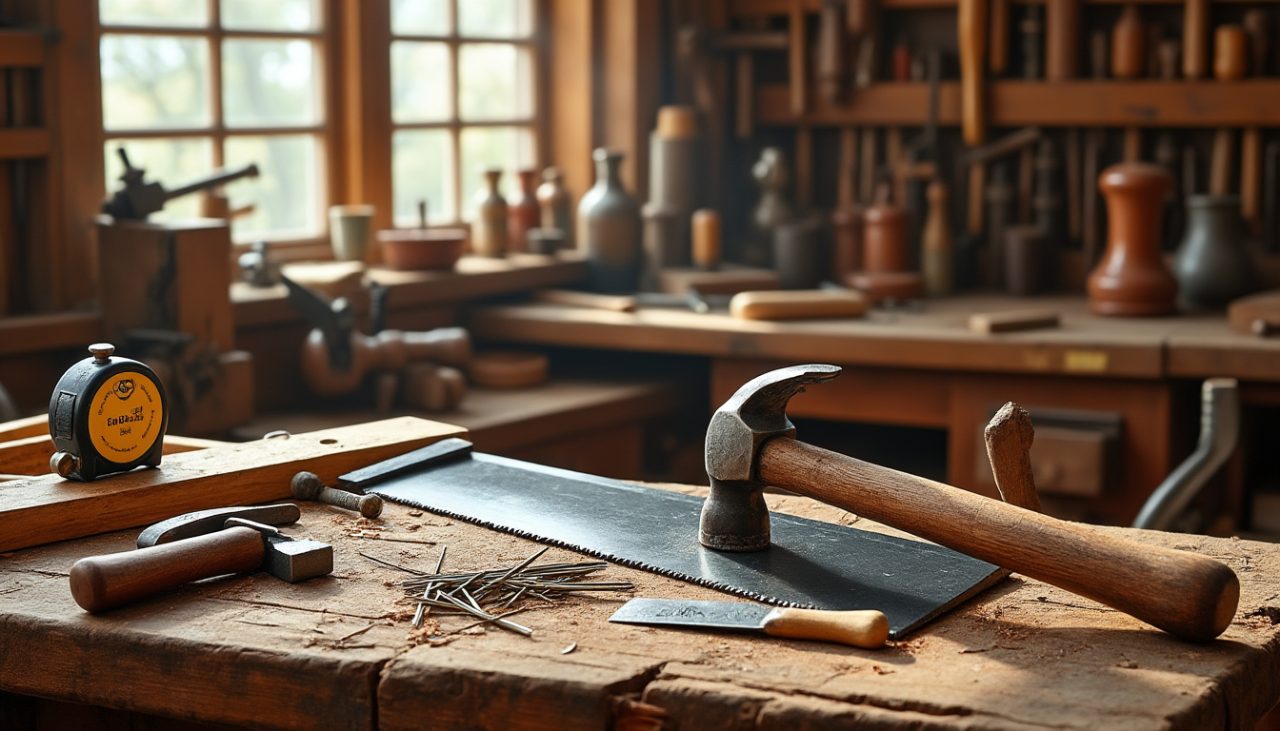 Les outils essentiels du menuisier et leurs secrets d'utilisation